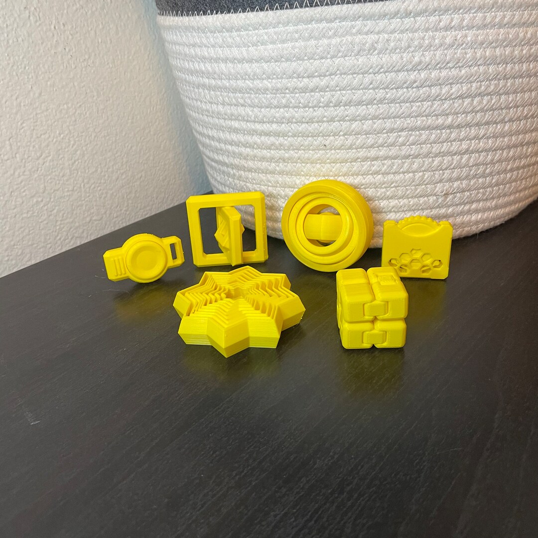 6 Pack Fidget Toy Bundle Stress and Office Desk Toys - Etsy