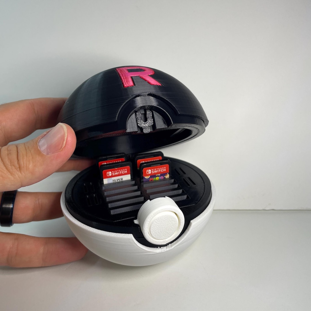 Team Rocket Ball Nintendo Switch Game Case Holder. Display Case With ...