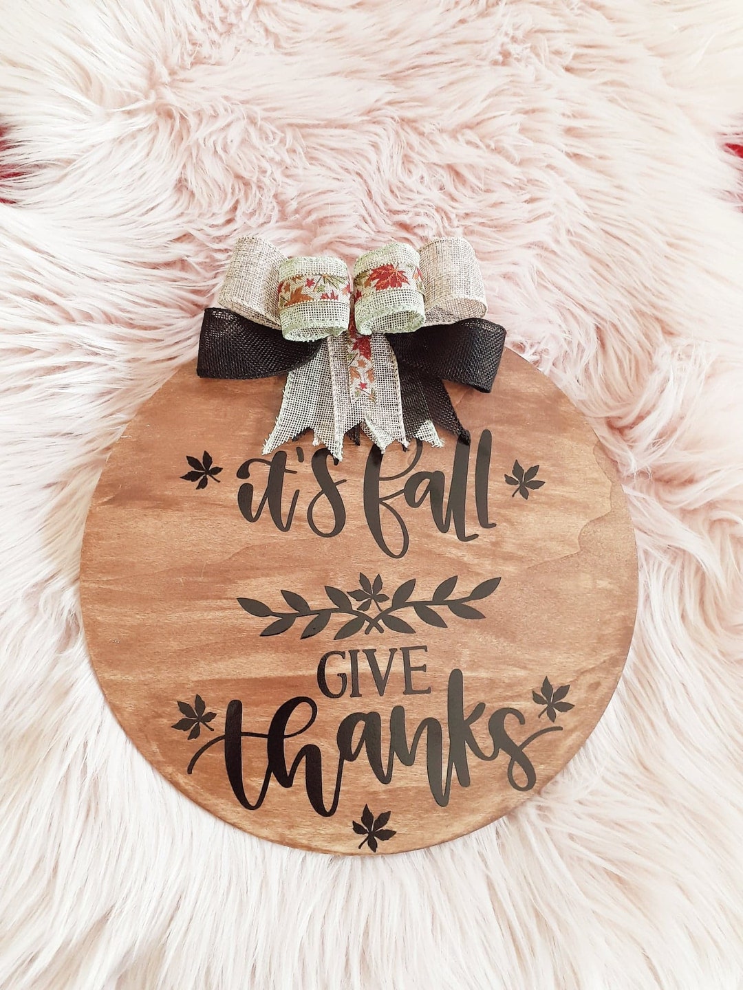 Beautiful “it’s Fall Give Thanks” Sign - Etsy
