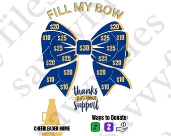 Fill My Bow Fundraiser Sheet - Etsy