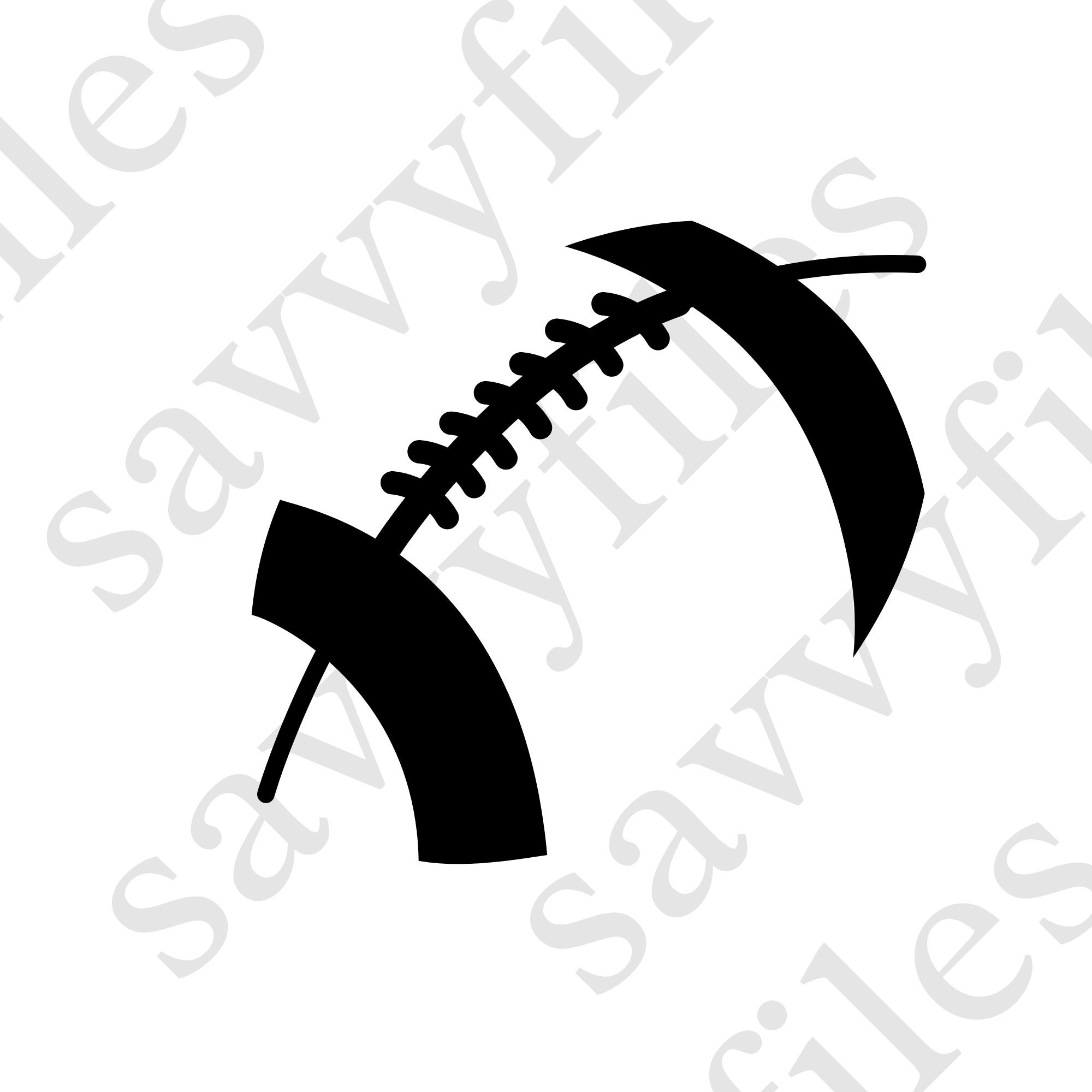 Football Laces SVG File Football Cricut Design SVG Football | Etsy ...