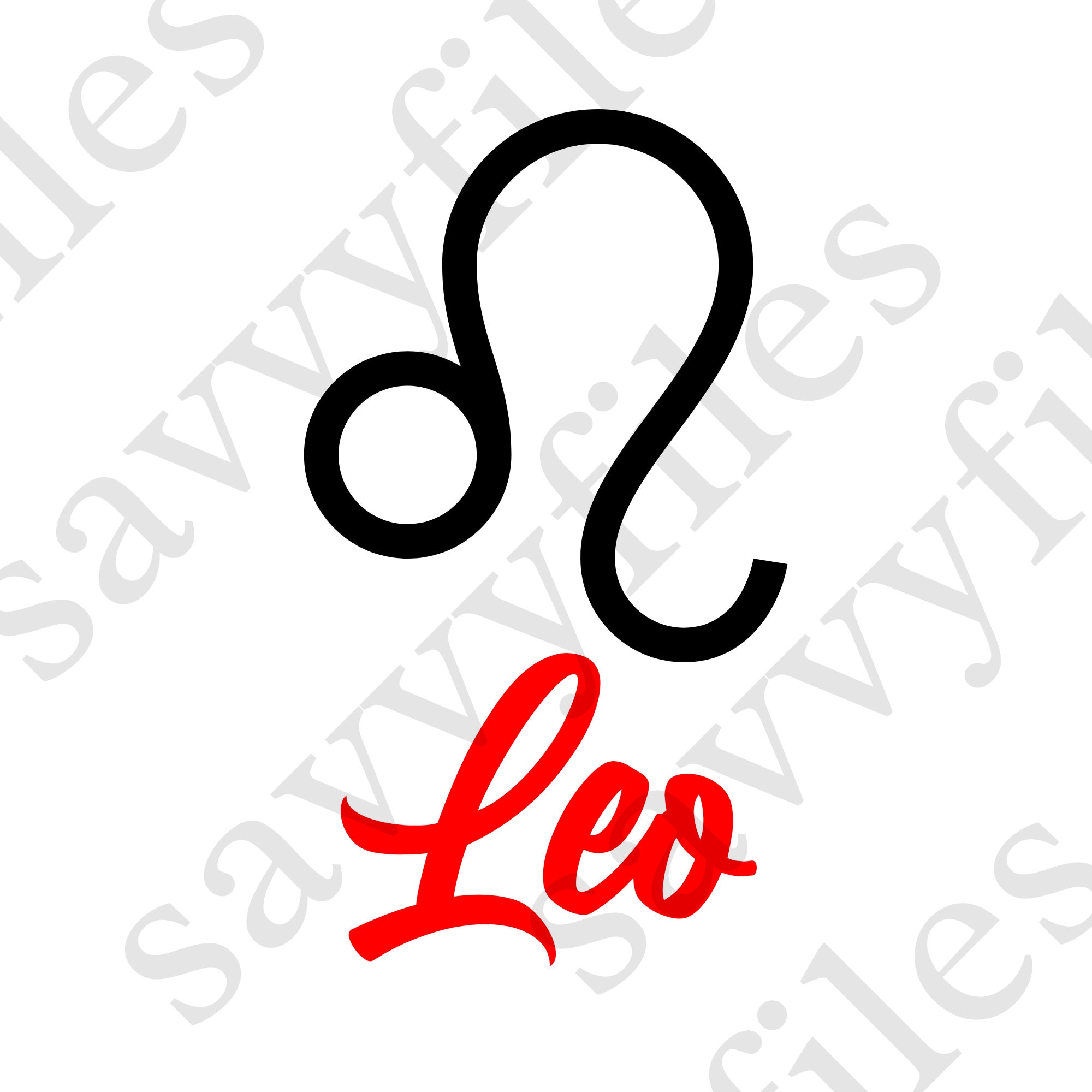 Leo Zodiac SVG File, Leo Zodiac Sign Cricut Design SVG, Leo Logo SVG ...
