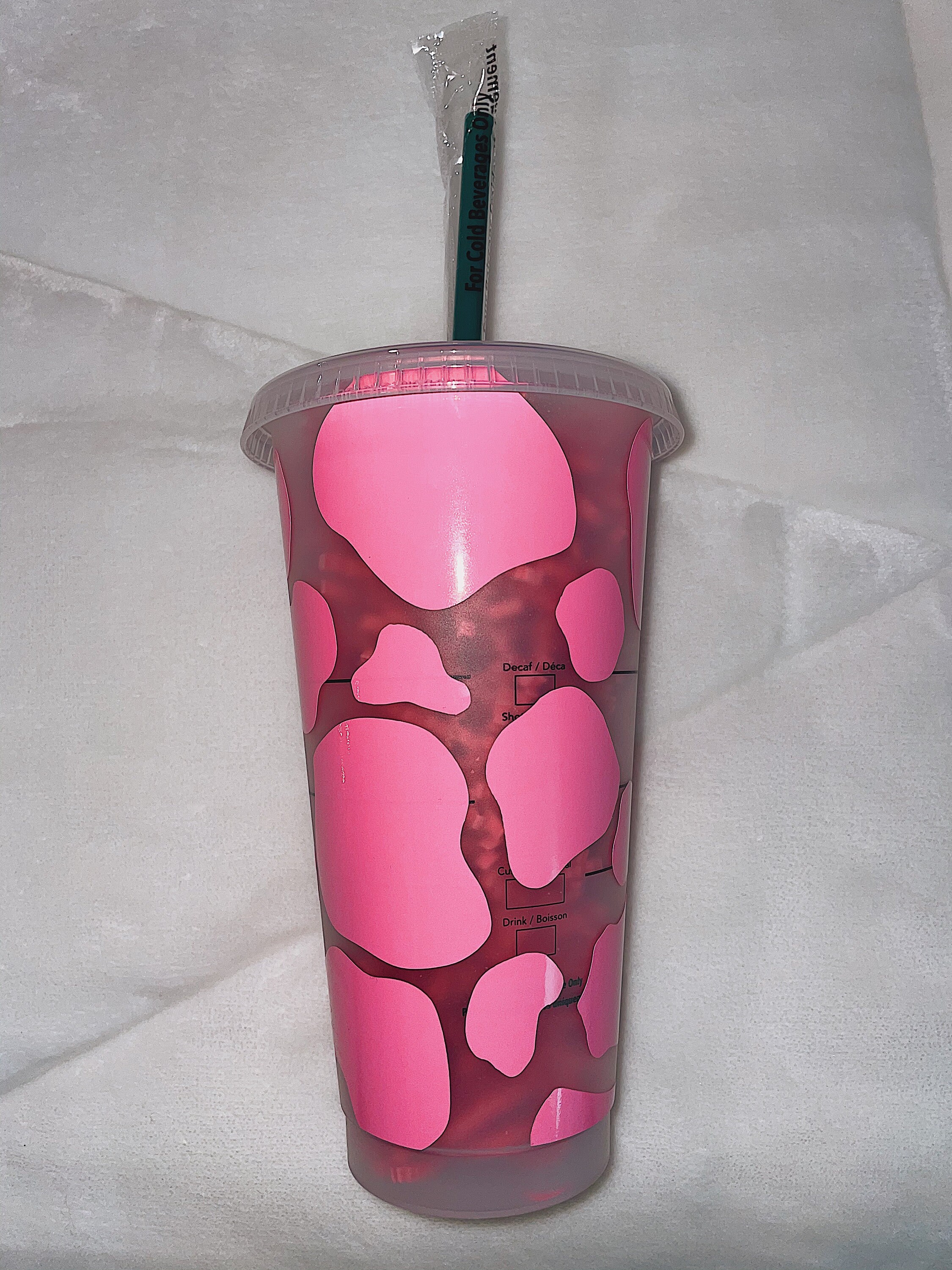 Cow Print Starbucks Tumbler Venti Starbucks Cold Cup - Etsy