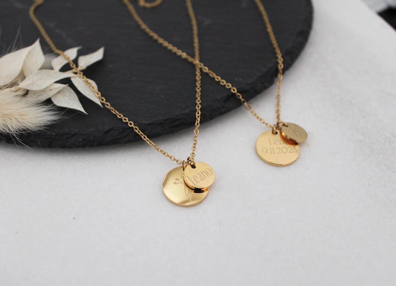 Personalisierte Kette Fr Mtter Echt Gold