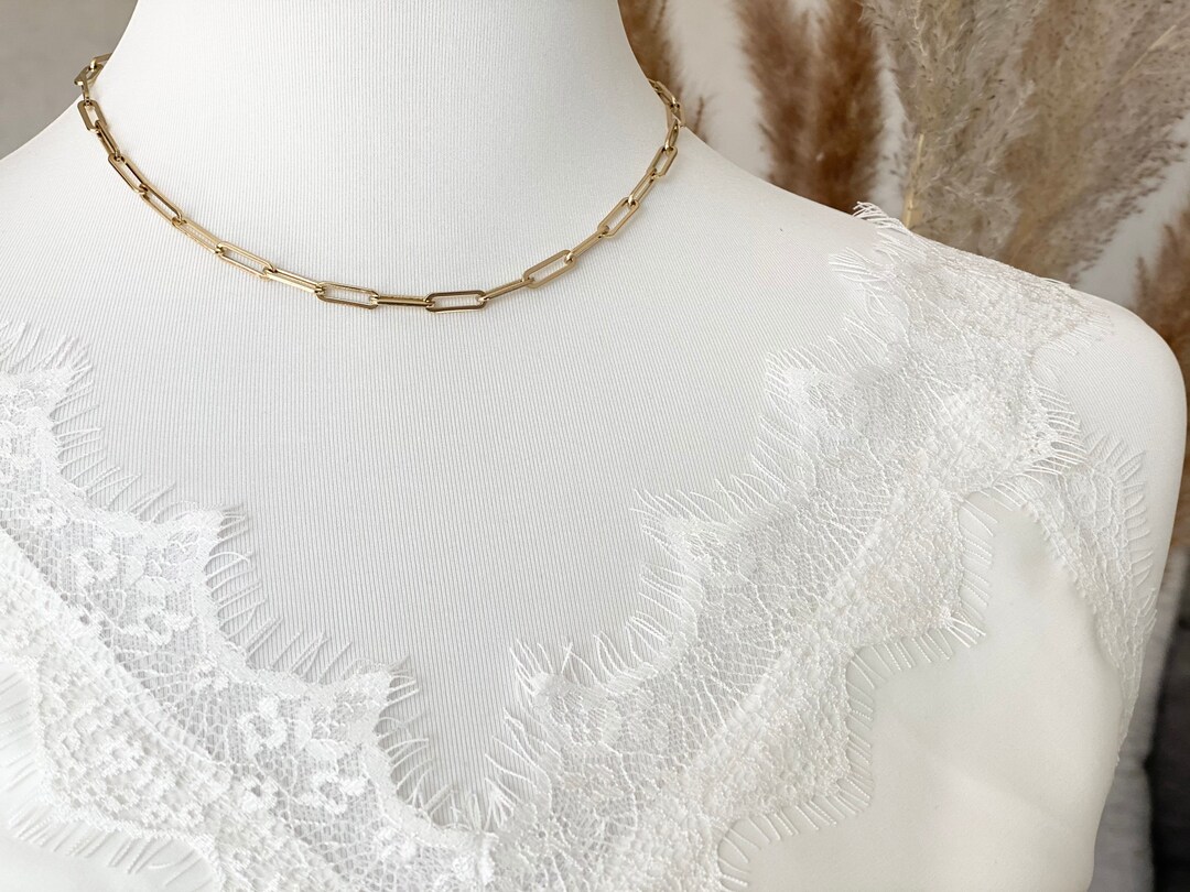 Filigree Link Chain Made of Stainless Steel Silver 14K Gold - Etsy