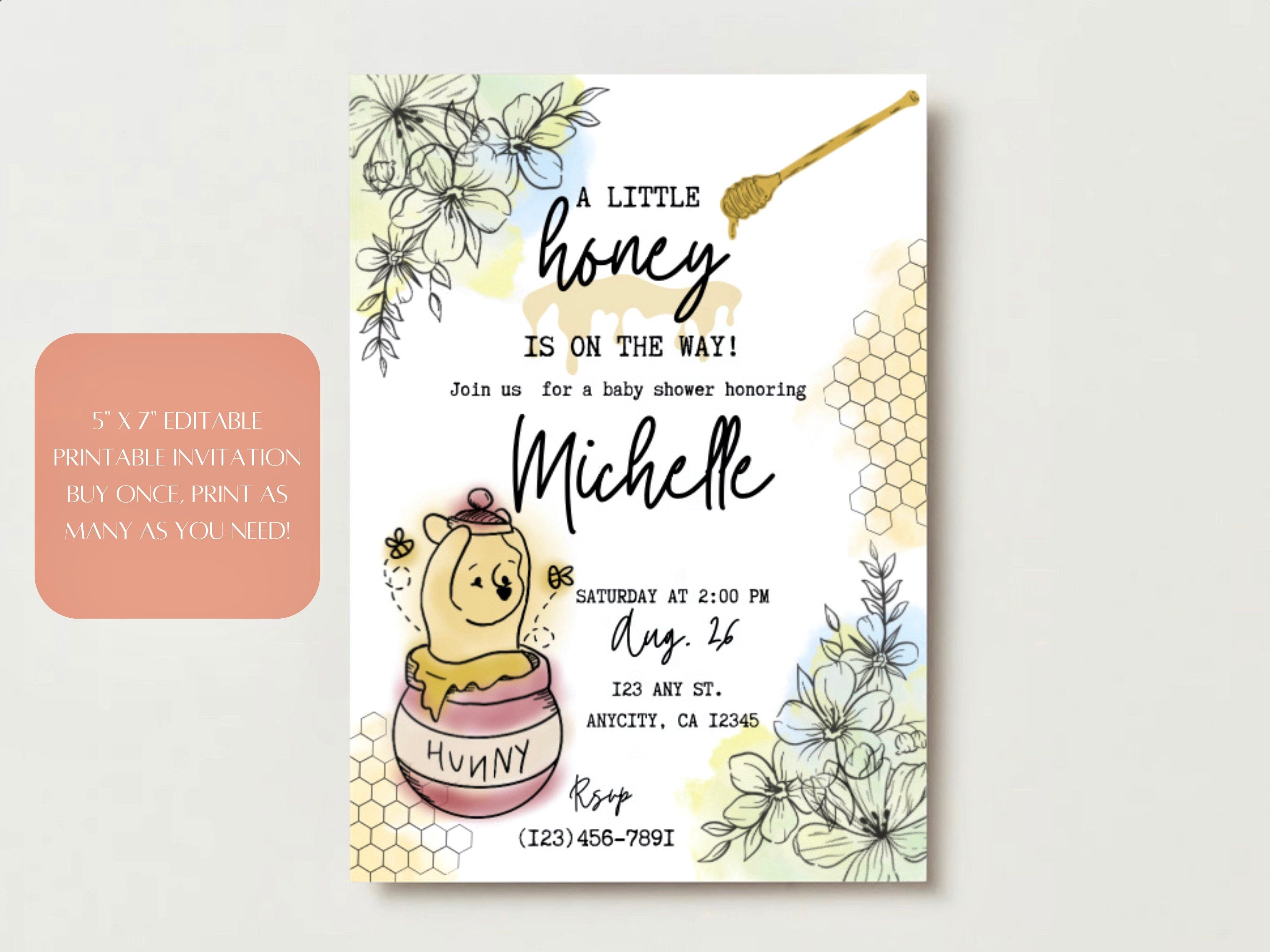Custom PRINTABLE Invitation/card - Etsy