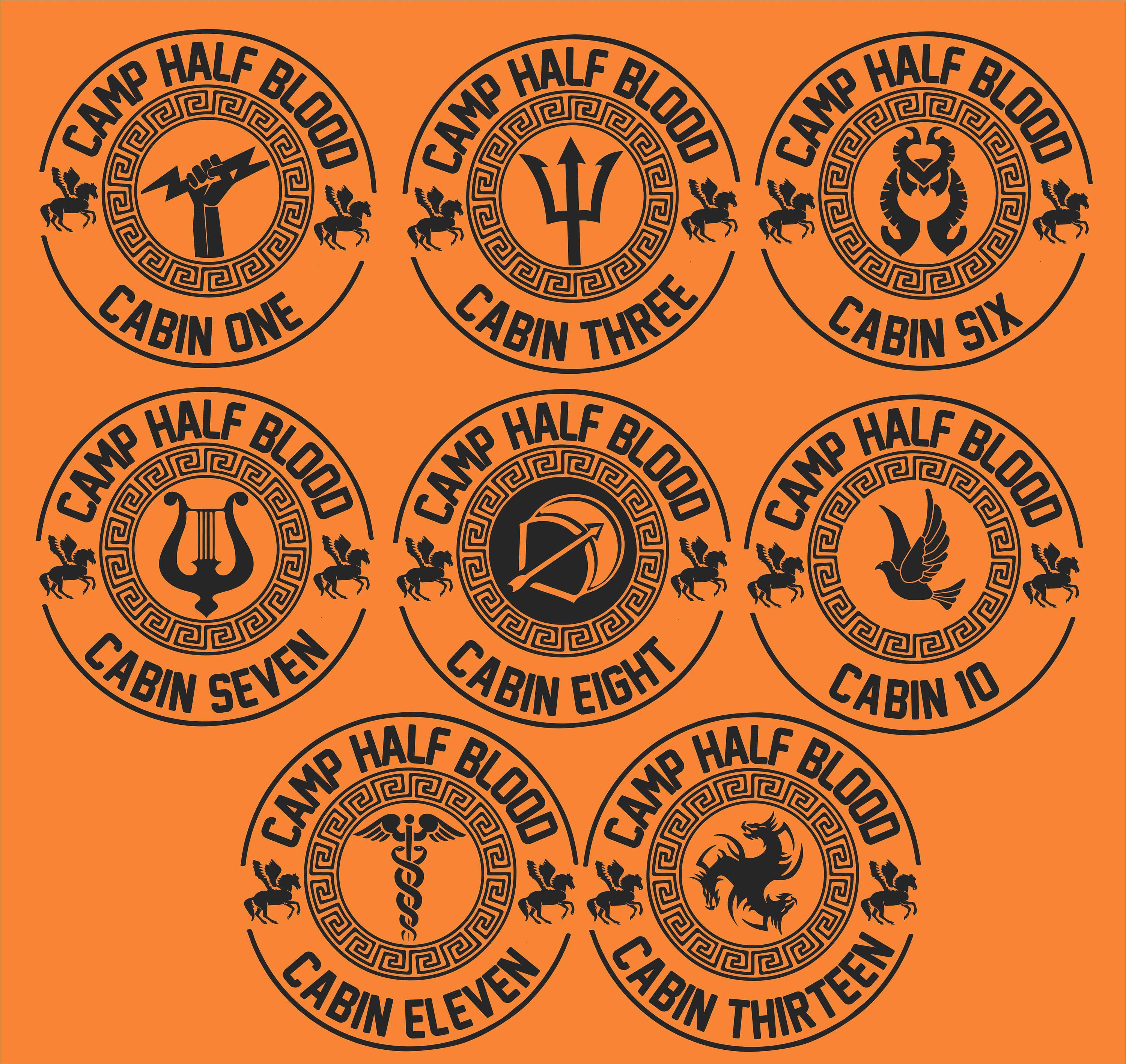 Percy Jackson Camp Half Blood Logo