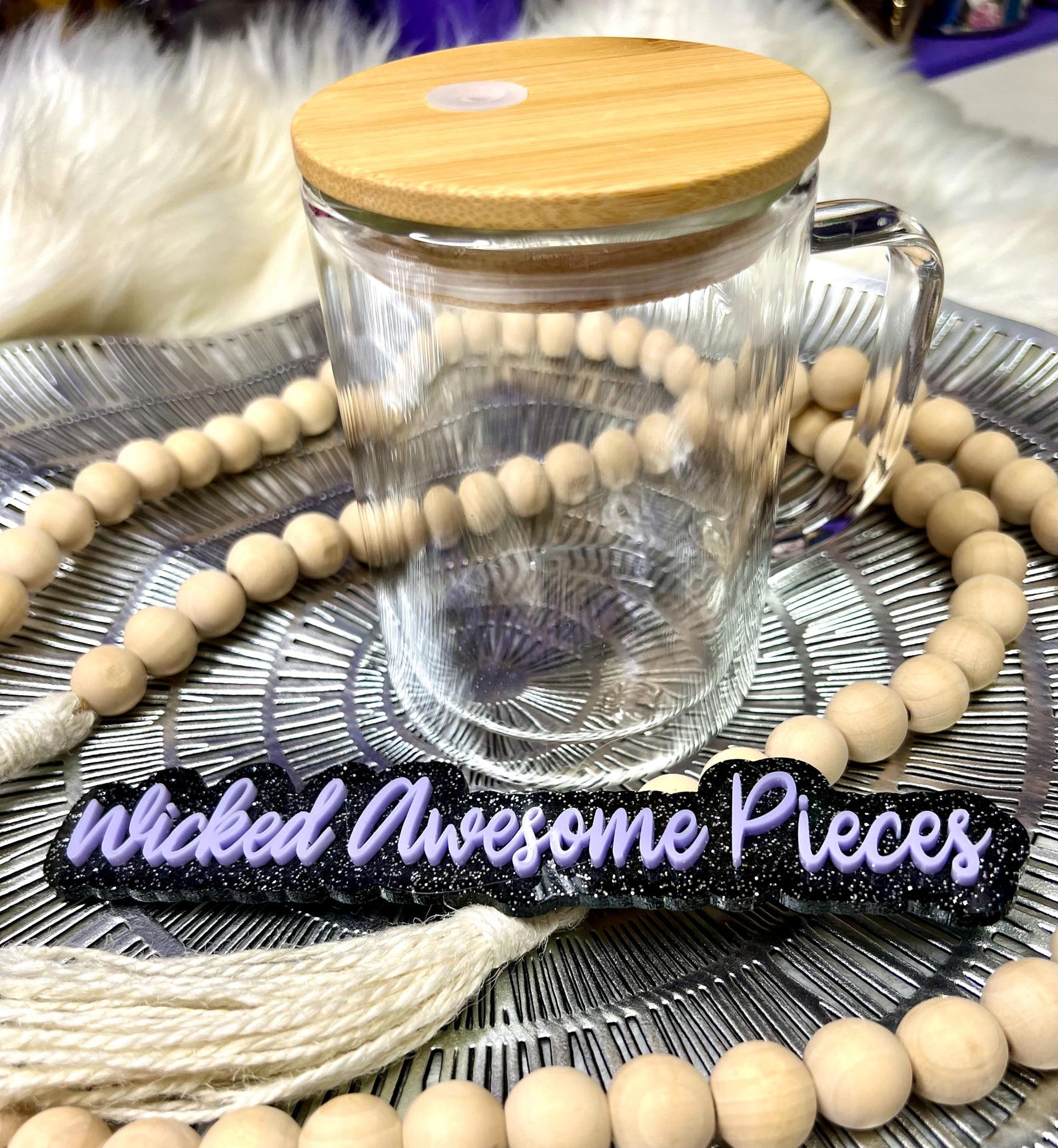 Custom Glitter Snowglobe Glass Mug, Unique Christmas Gift for Her ...