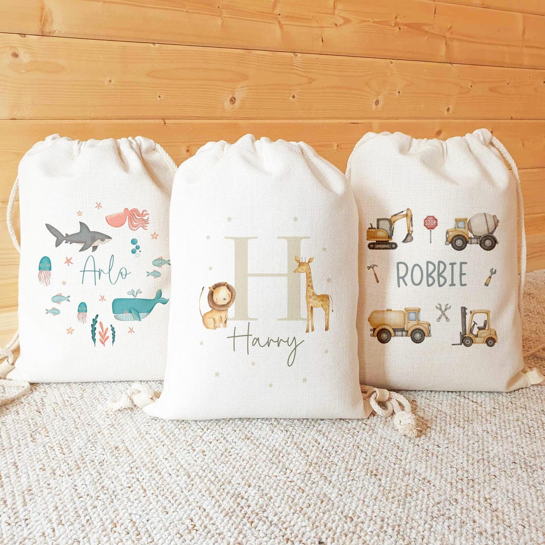 Personalised Drawstring School Bag | Kids Themed School Bag | Gym Bag ...