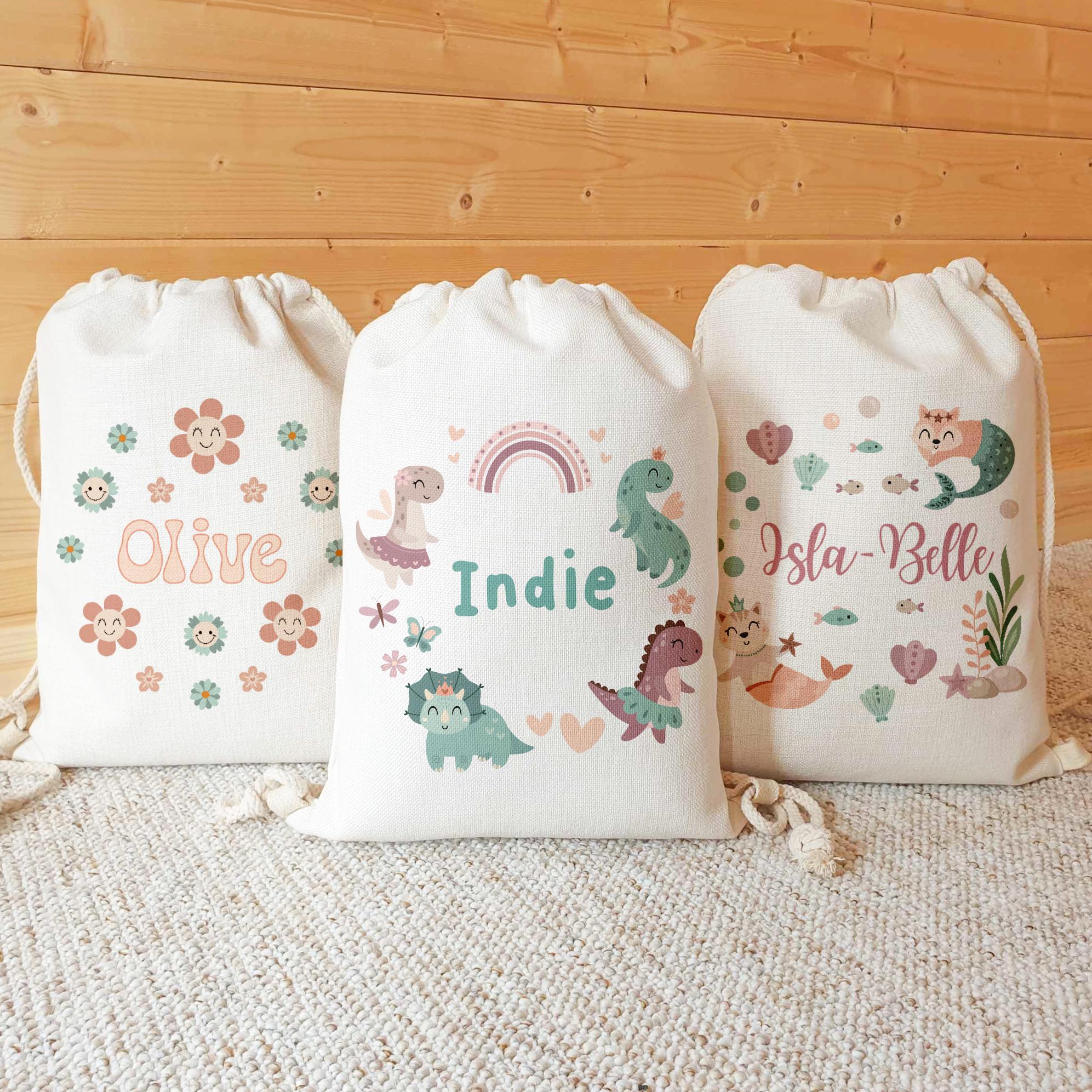 Personalised Drawstring School Bag | Kids Themed School Bag | Gym Bag ...
