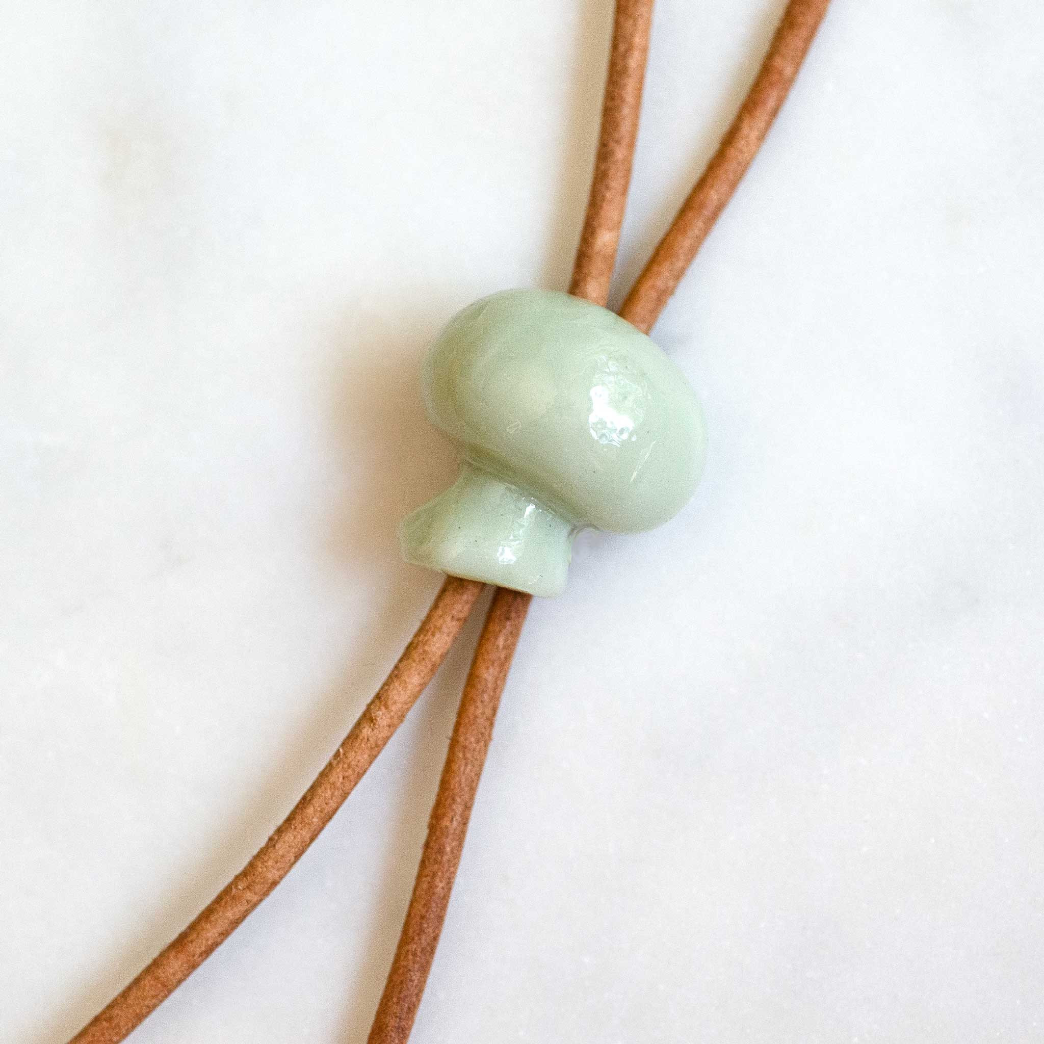 Nature Bolo Tie Glass Mushroom Shell Rose Gender-neutral - Etsy