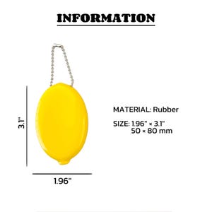 100pcs Custom Rubber Coin Purse Keychain, Squeeze Coin Pouch, Coffee ...