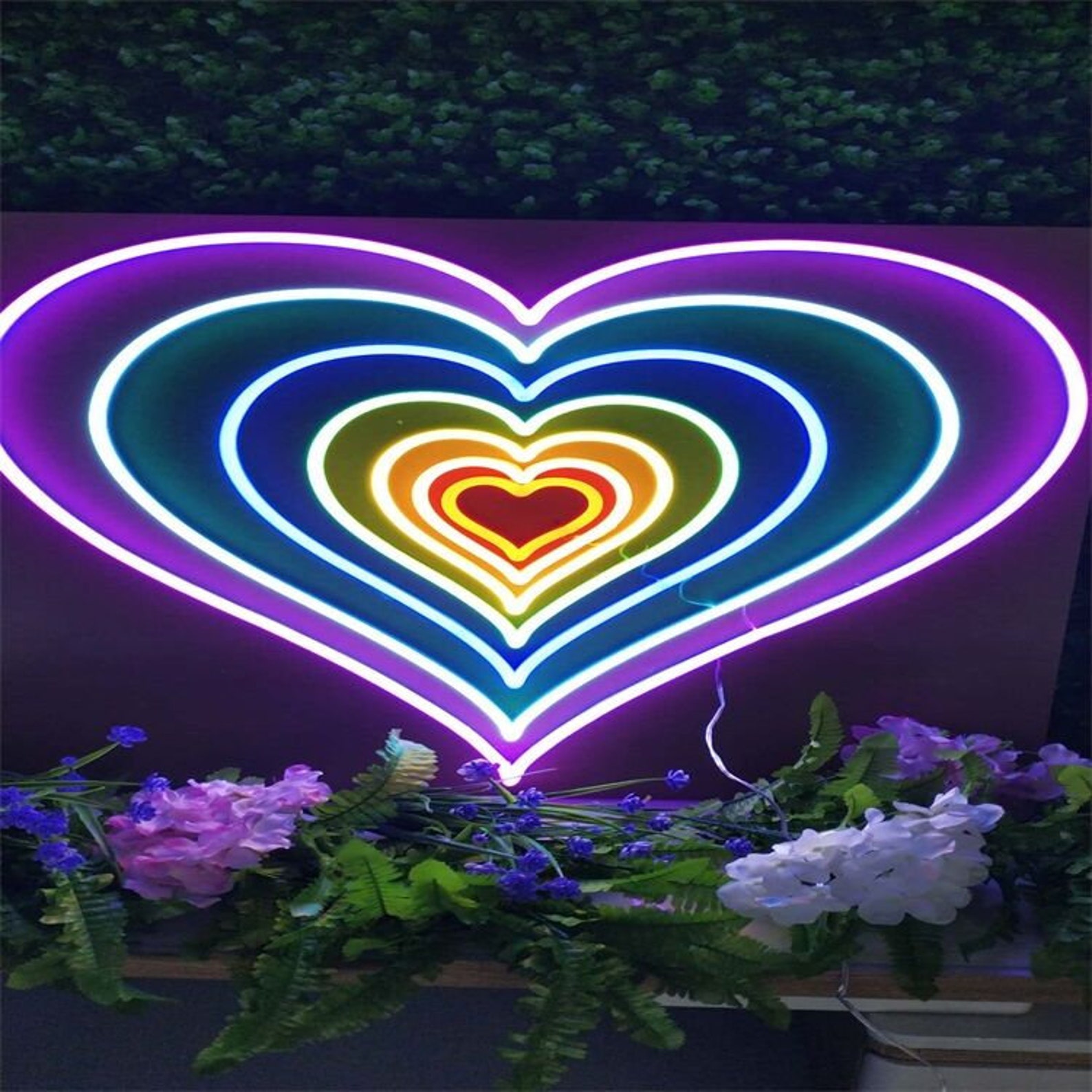 Custom Neon Sign Lover Couple Girls Personalized Pink Neon Red | Etsy