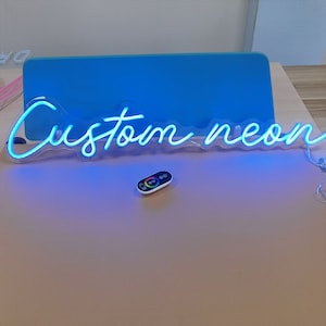 Custom Neon Sign Color Changing With Remote,rgb Dimmable LED Neon Light ...