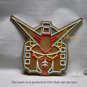 Custom Gundam Robot Neon Sign, Personalized Led Neon Light Sign ...