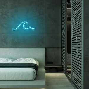 Mini the Wave Neon Sign Custom Neon Sign Led Neon Light Cut - Etsy