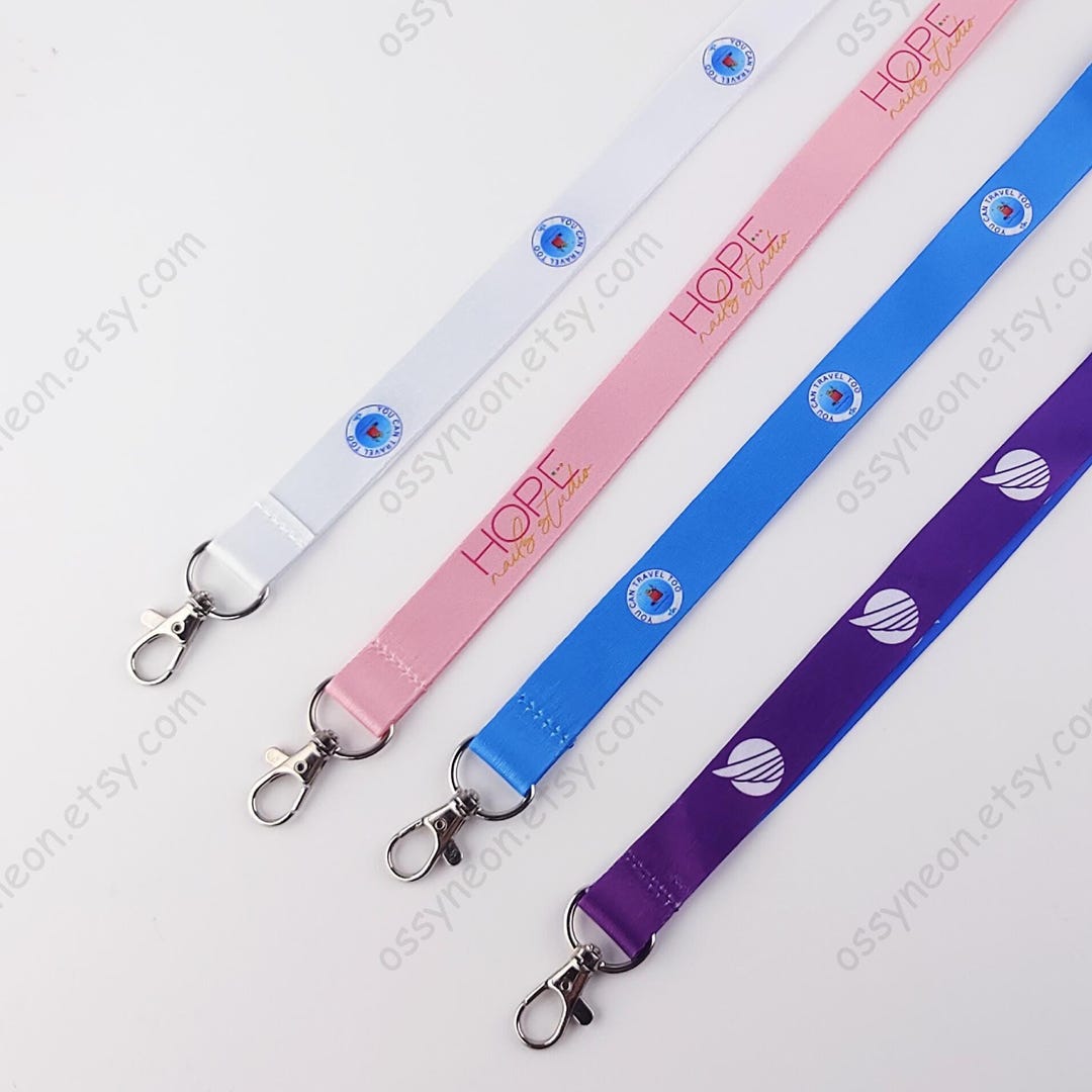 Custom Logo Lanyard, Bulk Color Printed Polyester Lanyards, Event ID ...