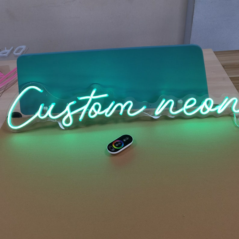 Custom Neon Sign Color Changing With Remotergb Dimmable LED - Etsy