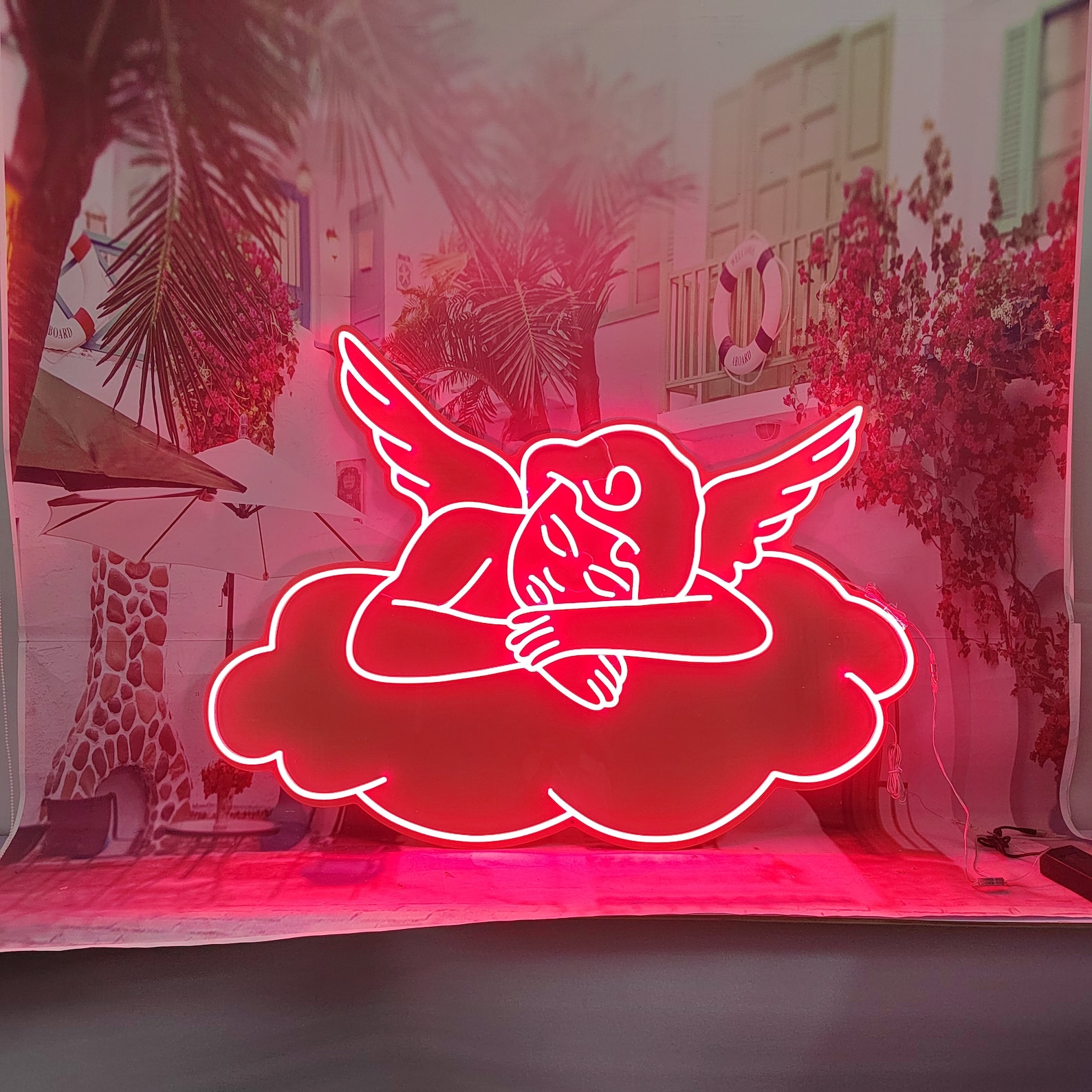 Custom Angel Neon Signmother's Day Giftpersonalized Gift - Etsy