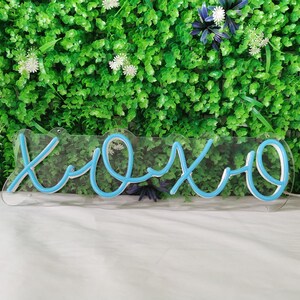 XOXO Neon Sign Custom Neon Sign for Home Bedroom Living Room Aesthetic ...