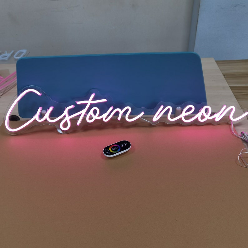 Custom Neon Sign Color Changing With Remotergb Dimmable LED - Etsy