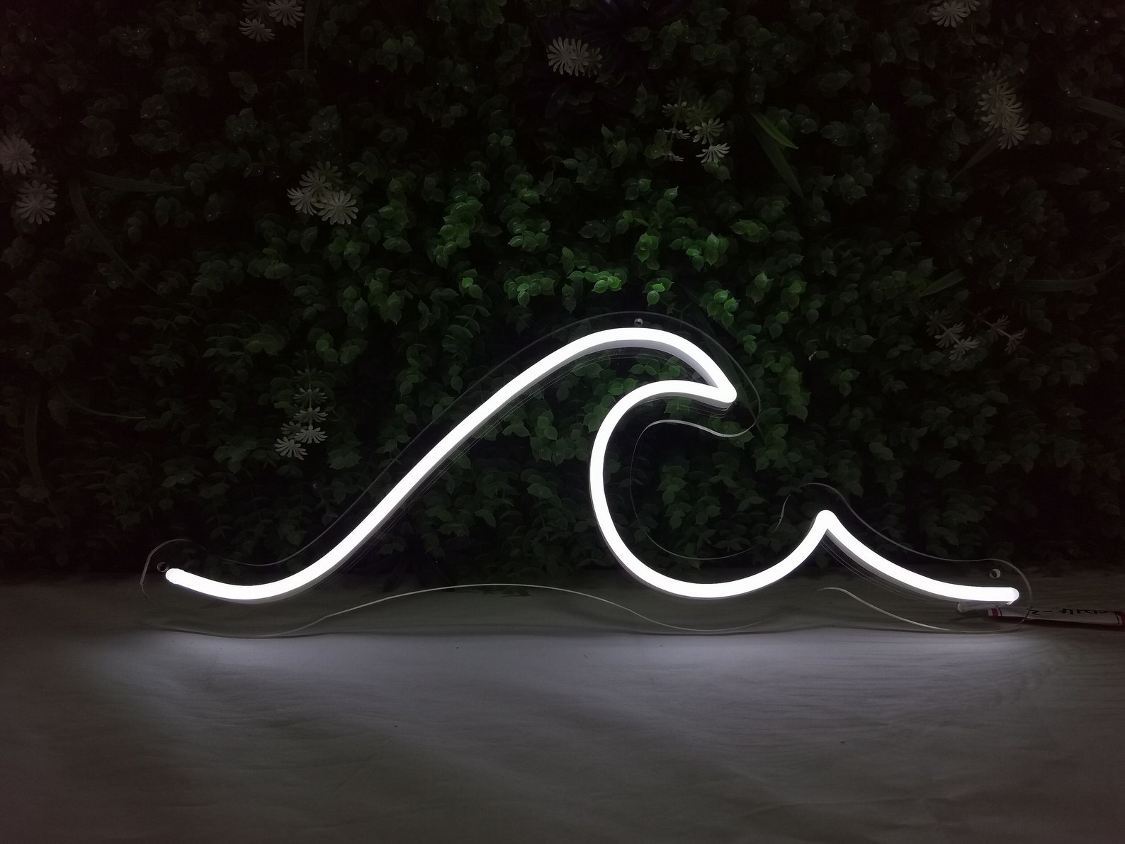 Mini the Wave Neon Sign Custom Neon Sign Led Neon Light Cut - Etsy