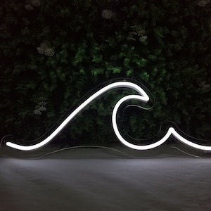 Mini the Wave Neon Sign Custom Neon Sign Led Neon Light Cut Neon Sign ...