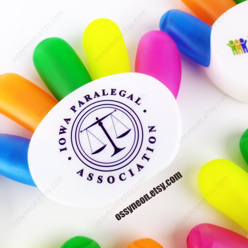 Personalized Hand-shaped Highlighter Pen With Custom Logo, Fun ...