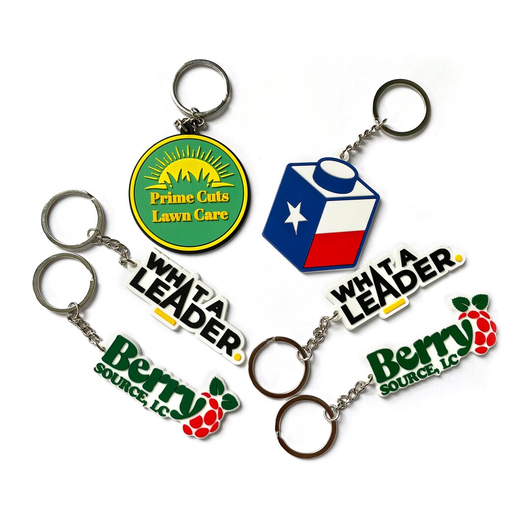 Custom PVC Rubber Keychain,personalized Logo 2D/3D Soft Pvc Keychain ...