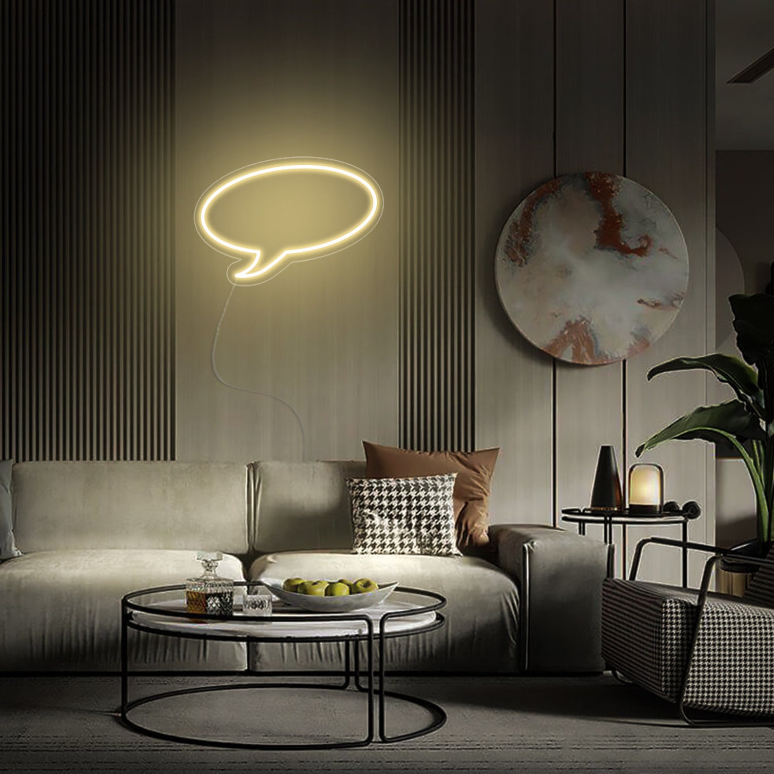 Mini Message Neon Sign Custom Neon Sign Led Neon Light Cut | Etsy