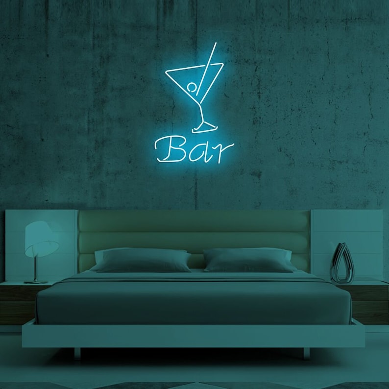 Personalized Home Bar Neon Sign Custom Bar Neon Sign | Etsy