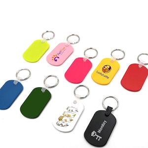 100 Pcs Custom Logo Text Keychain, Motel Hotel Keychian,bridal Party ...