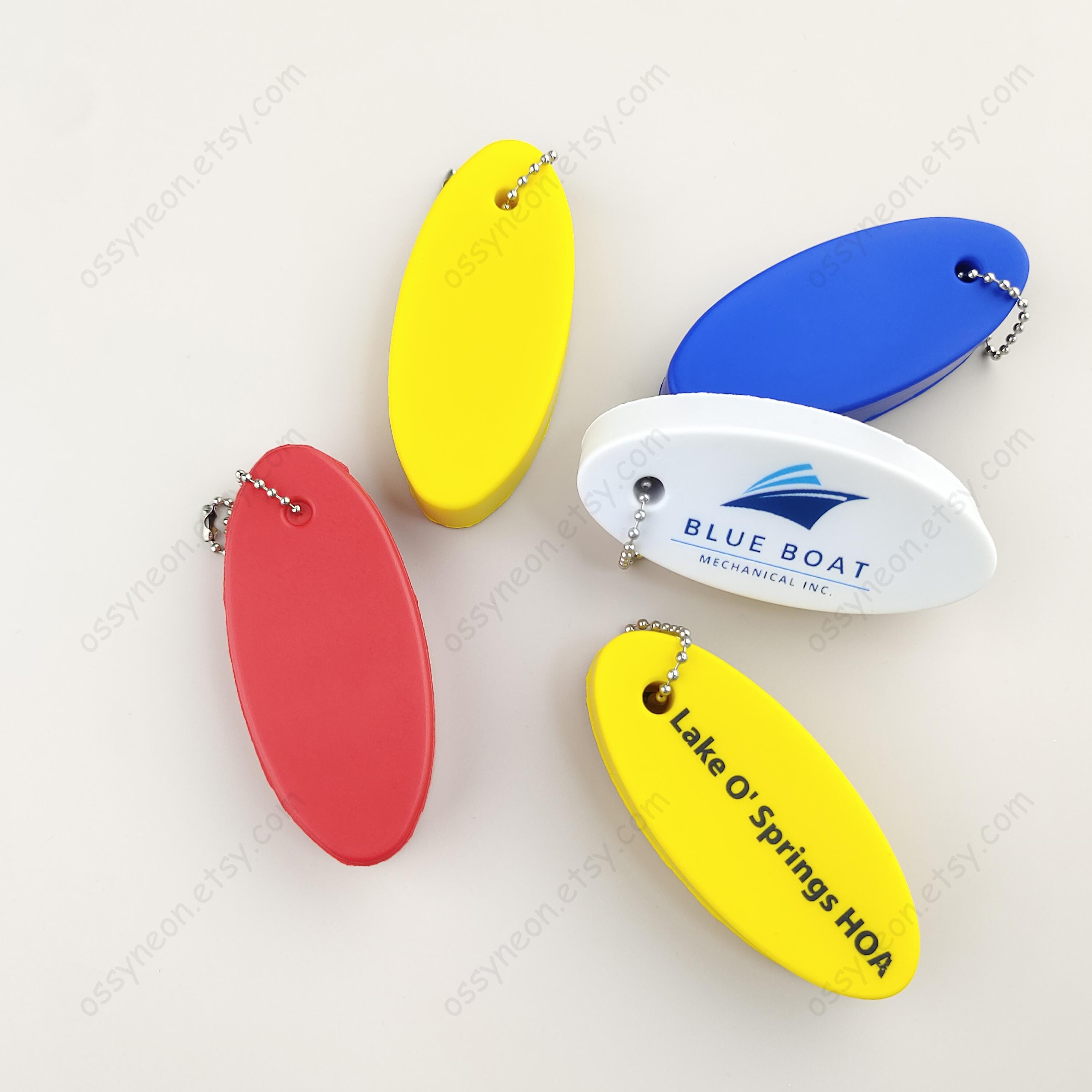 50pcs Custom Floating Keychain, Boat Fishing Beach Gift, Floating Boat ...
