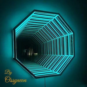 Custom Inifinity Mirror Sign,neon Sign Decor,infinity LED Neon Mirror ...