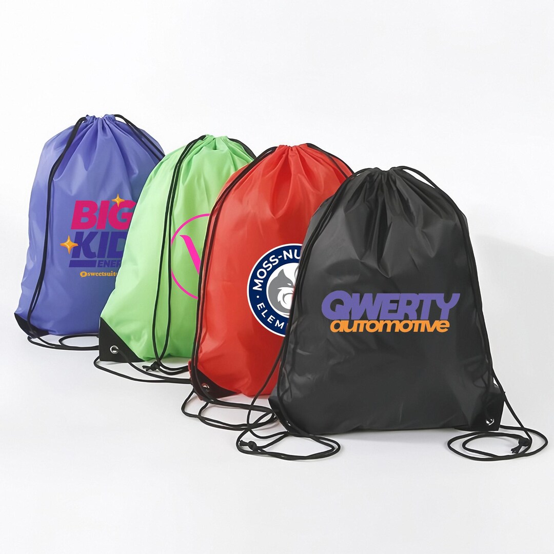 Bulk Personalized Soprt Drawstring Bag, Custom Bag With Business Logo ...