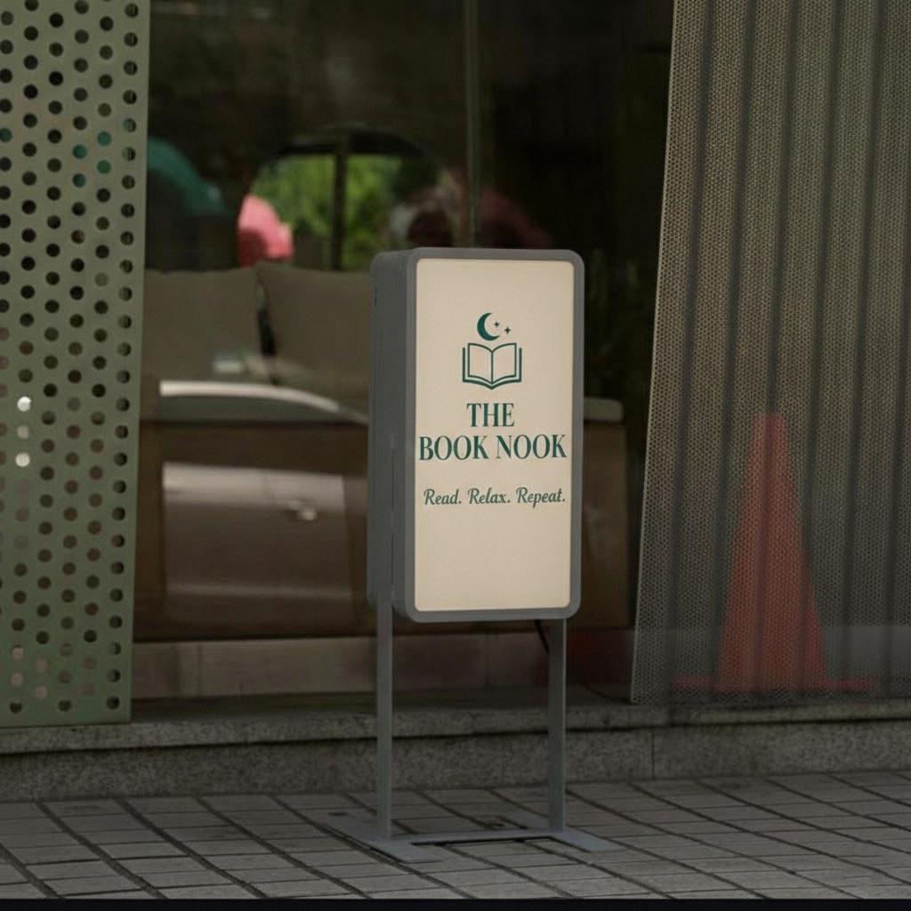 Floor Standing Custom Light Box, Storefront Advertising Lightbox ...