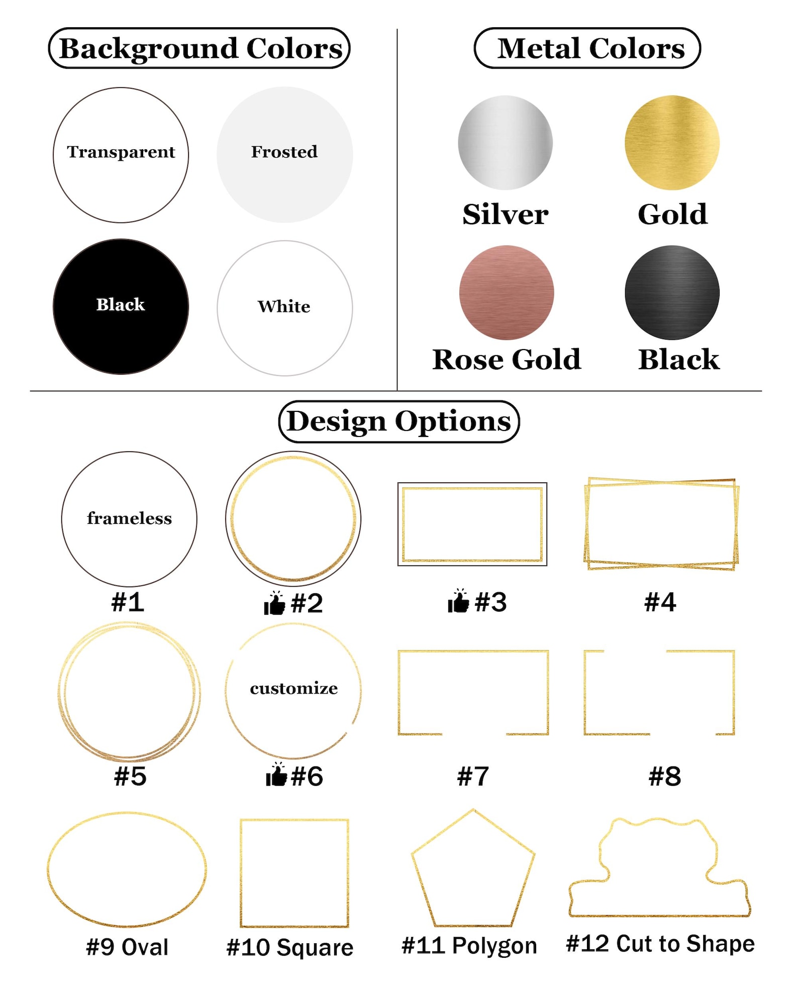 Round Acrylic Backlit Signs, Business Wall Decor, Office Wall ...
