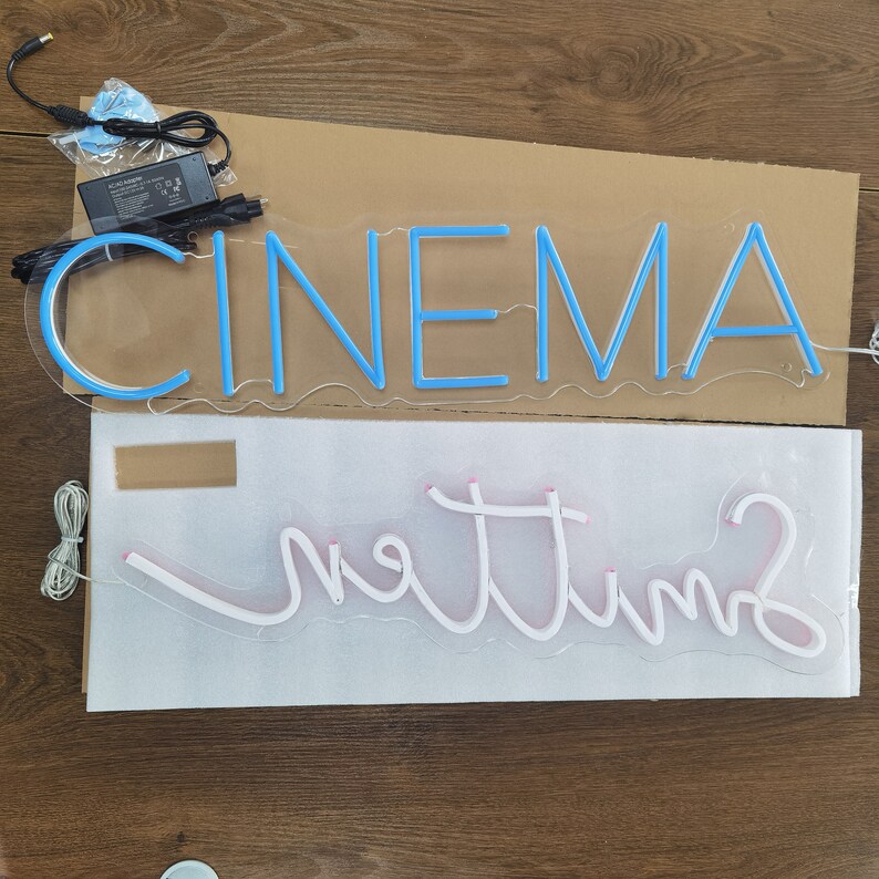 Custtom Neon Sign Personalized Name Logo LED Neon Light Sign | Etsy