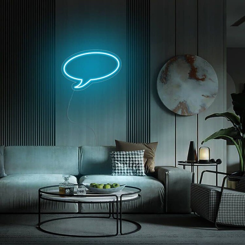 Mini Message Neon Sign Custom Neon Sign Led Neon Light Cut | Etsy