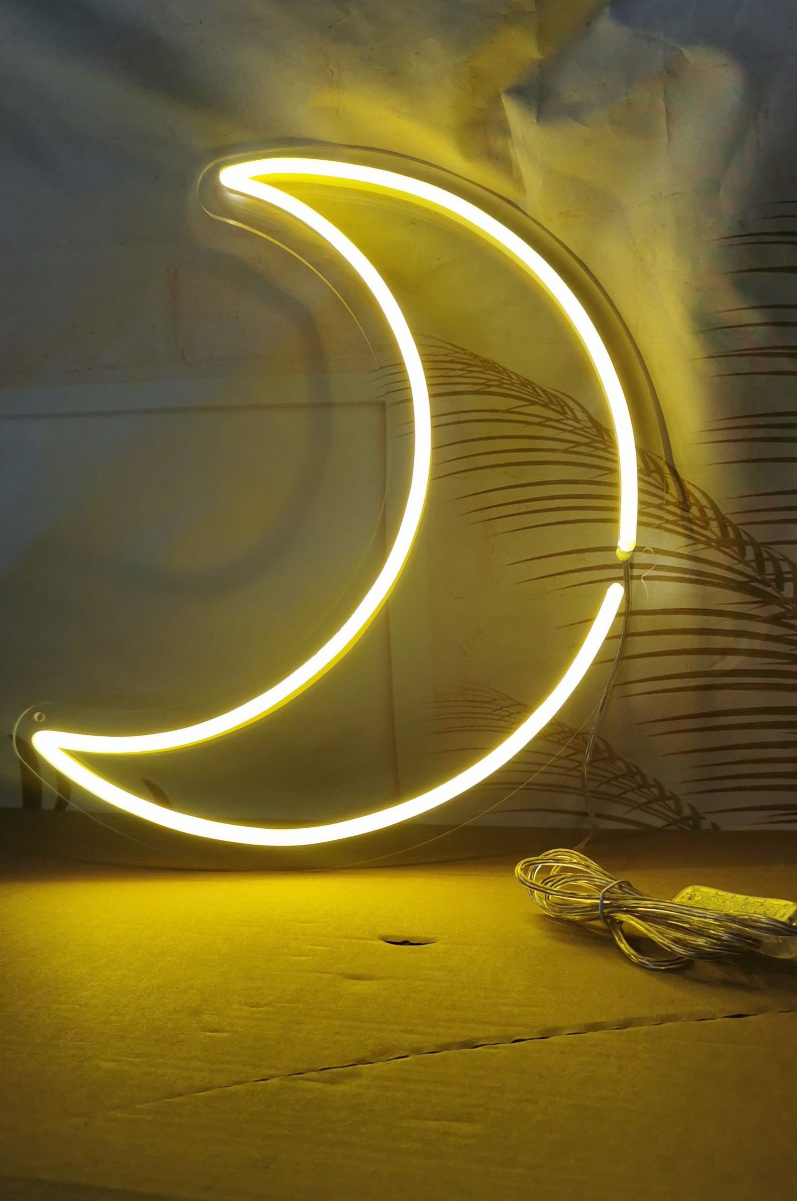Mini Moon Neon Sign Custom Neon Sign Led Neon Light Cut Neon - Etsy