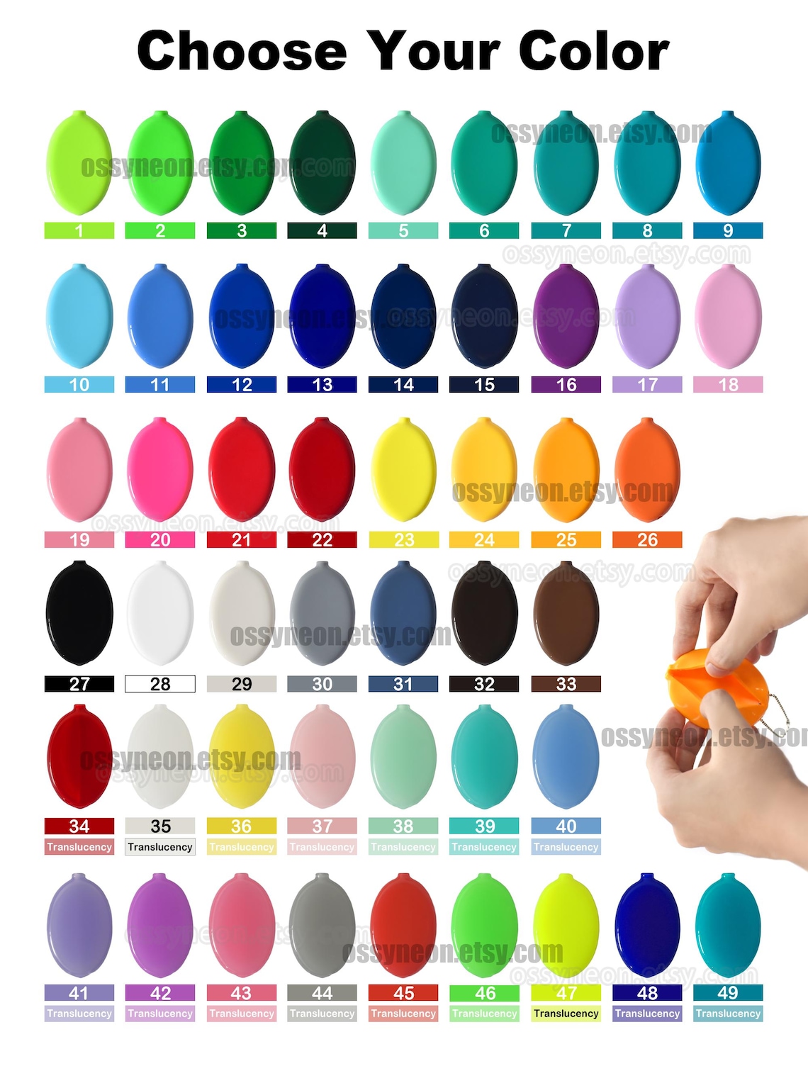 100pcs Custom Rubber Coin Purse Keychain, Squeeze Coin Pouch, Coffee ...
