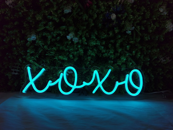 XOXO Neon Sign Custom Neon Sign for Home Bedroom Living Room | Etsy