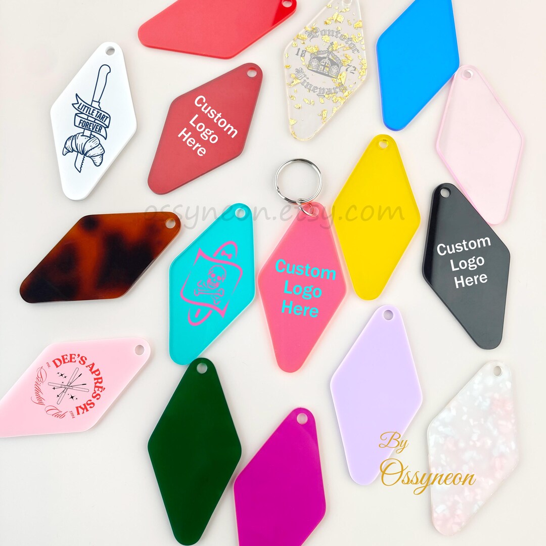 Custom Transparent Hotel Keychian,vintage Acrylic Car Key Tag,bluk ...