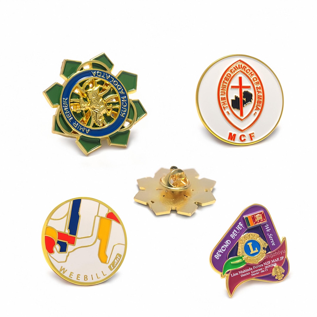 Custom Metal Enamel Corporate Pins, Personalized Logo Badges - Etsy