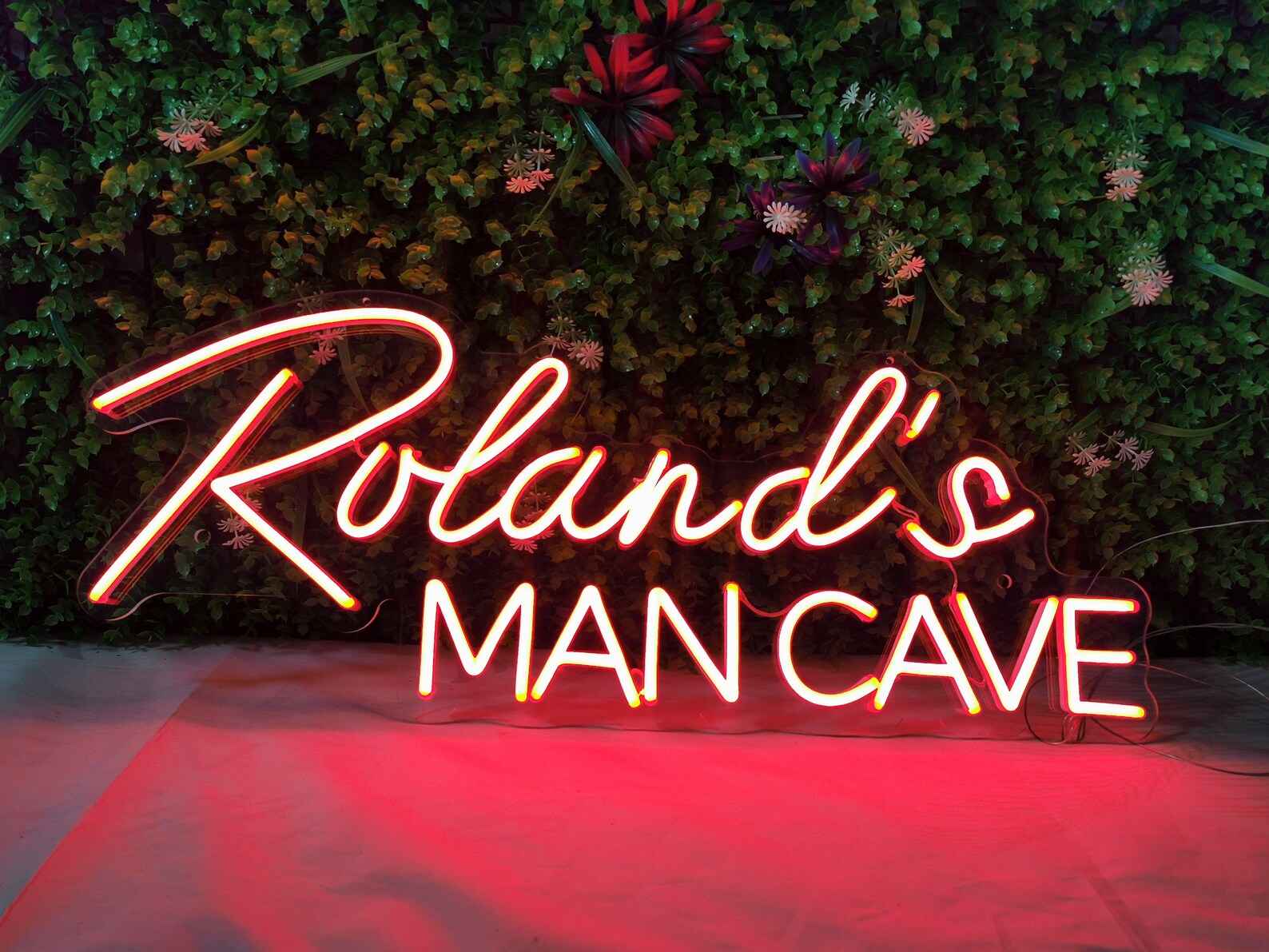 Custom Man Cave Neon Sign Personalized Gift for Father | Etsy