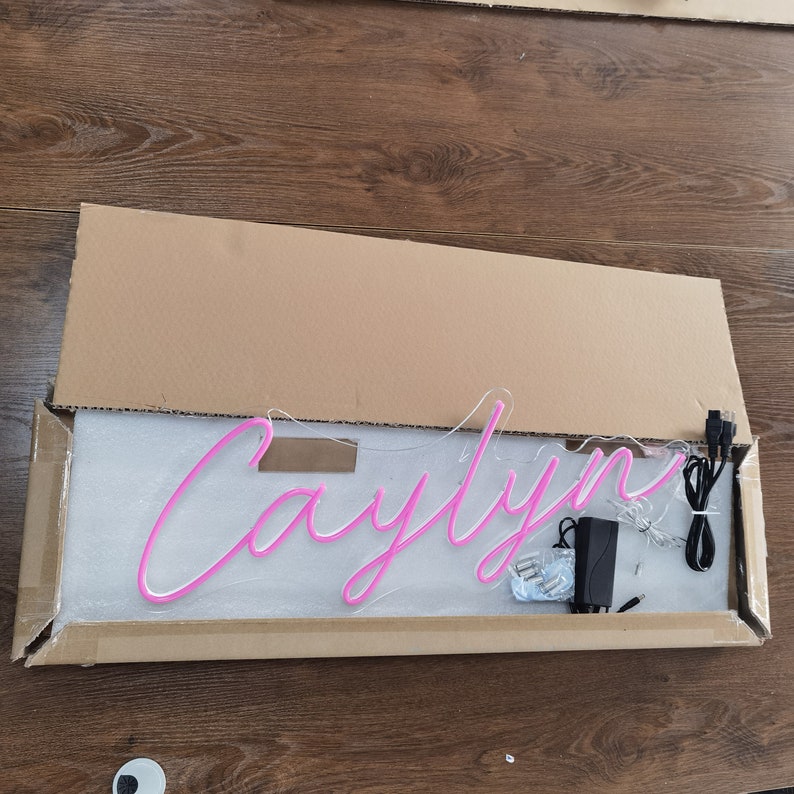 Custtom Neon Sign Personalized Name Logo LED Neon Light Sign | Etsy