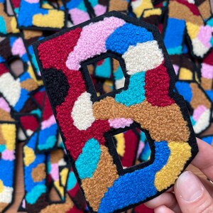 Letter Iron on Patches,a-z Chenille Patch, 4.5 Inches Camouflage Letter ...