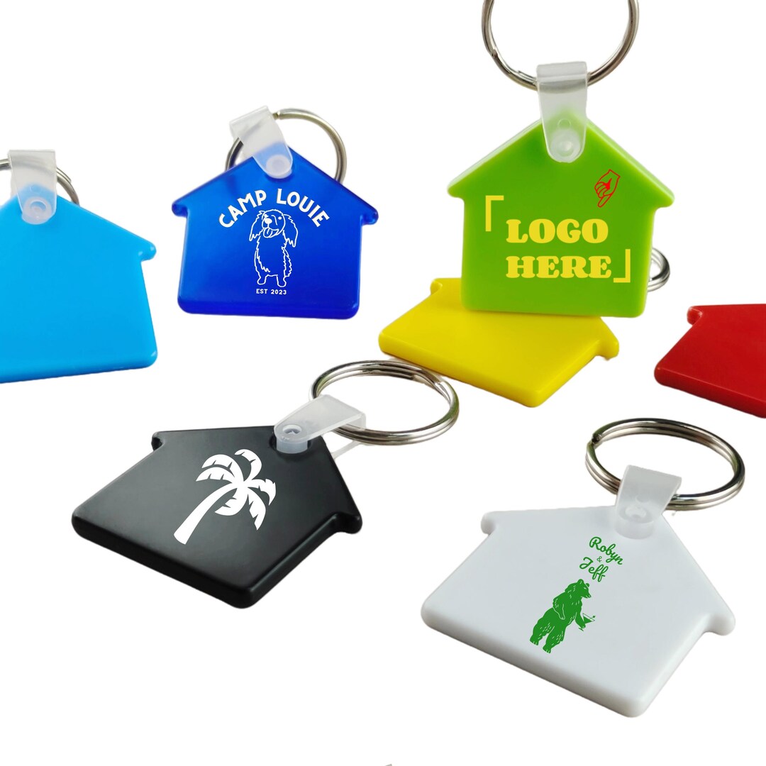 Bluk Personalized House Shape Keychian, PVC Soft Hotel Keychian ...