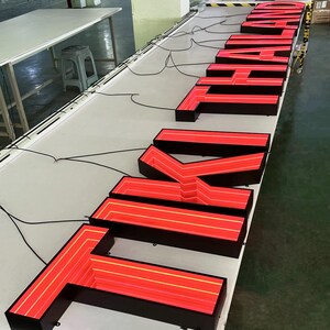 LED Infinite Mirror Letter, 3D LED Infinity Mirror Light, LED Light ...