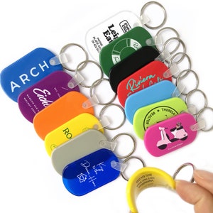 50-1000pcs Custom Logo Text Keychain,personalized PVC Soft Keychain ...